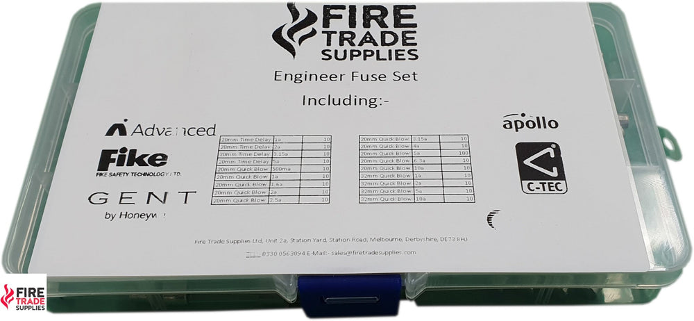 Fire Engineer Spare Fuse Set - Fire Trade Supplies
