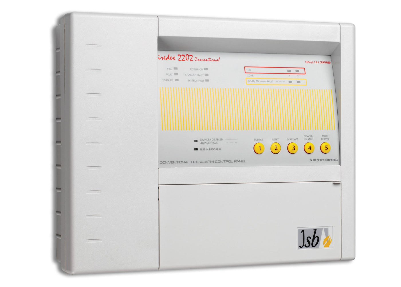 FX2202CFCPD Firedex Conventional Two Zone Fire Alarm Panel