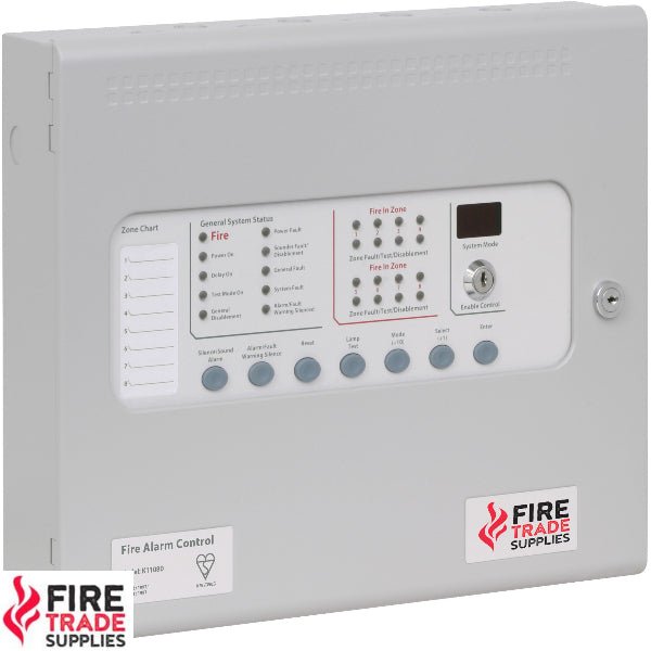 KL11080M2 Kentec SIGMA CP Conventional Fire Alarm Panel 8 Zones (4 Wir
