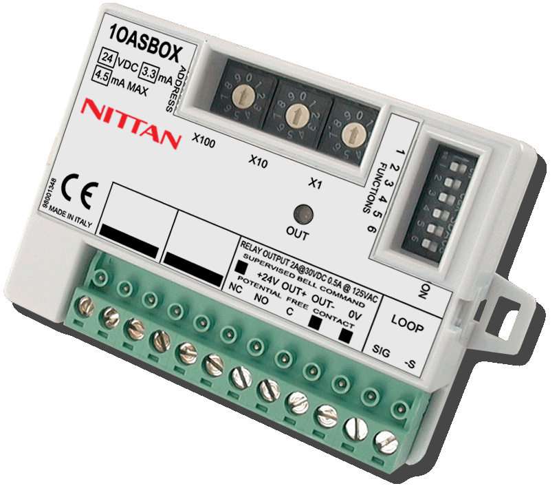 Nittan Single Output 10-ASBOX | Fire Trade Supplies